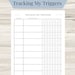 Trigger Tracker Trigger Processing Digital Thought | Etsy
