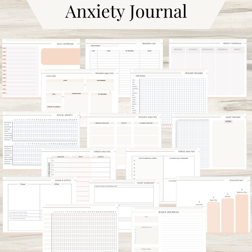 Therapy Journal Printable Mental Health Workbook Depression - Etsy UK