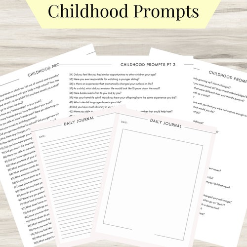 Conversation Journal Prompts Mental Health Journal Self Care - Etsy