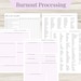 Trigger Processing Digital, Thought Processing Journal Pages for Daily ...