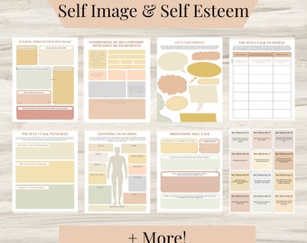 Self Esteem Gratitude Worksheet Children Mental Health Emotions ...