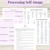 Self Esteem Processing Journal Pages for Daily Self Care, Mental Health ...