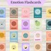 Emotion Flashcards, Emotion Poster, Therapy Office Decor, Psychology ...