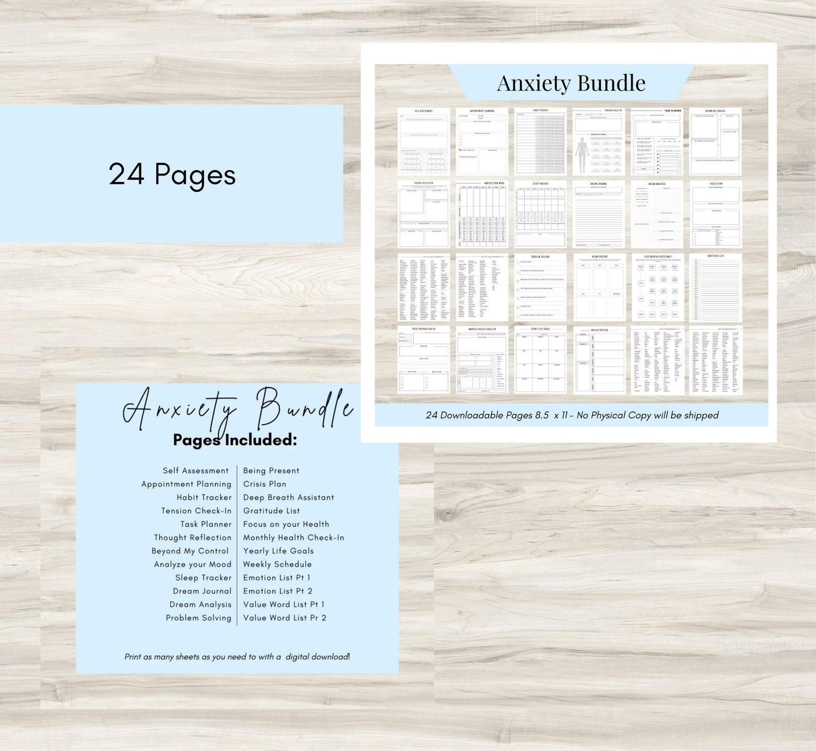 Mental Health Bundle Therapy Journals Mental Health - Etsy