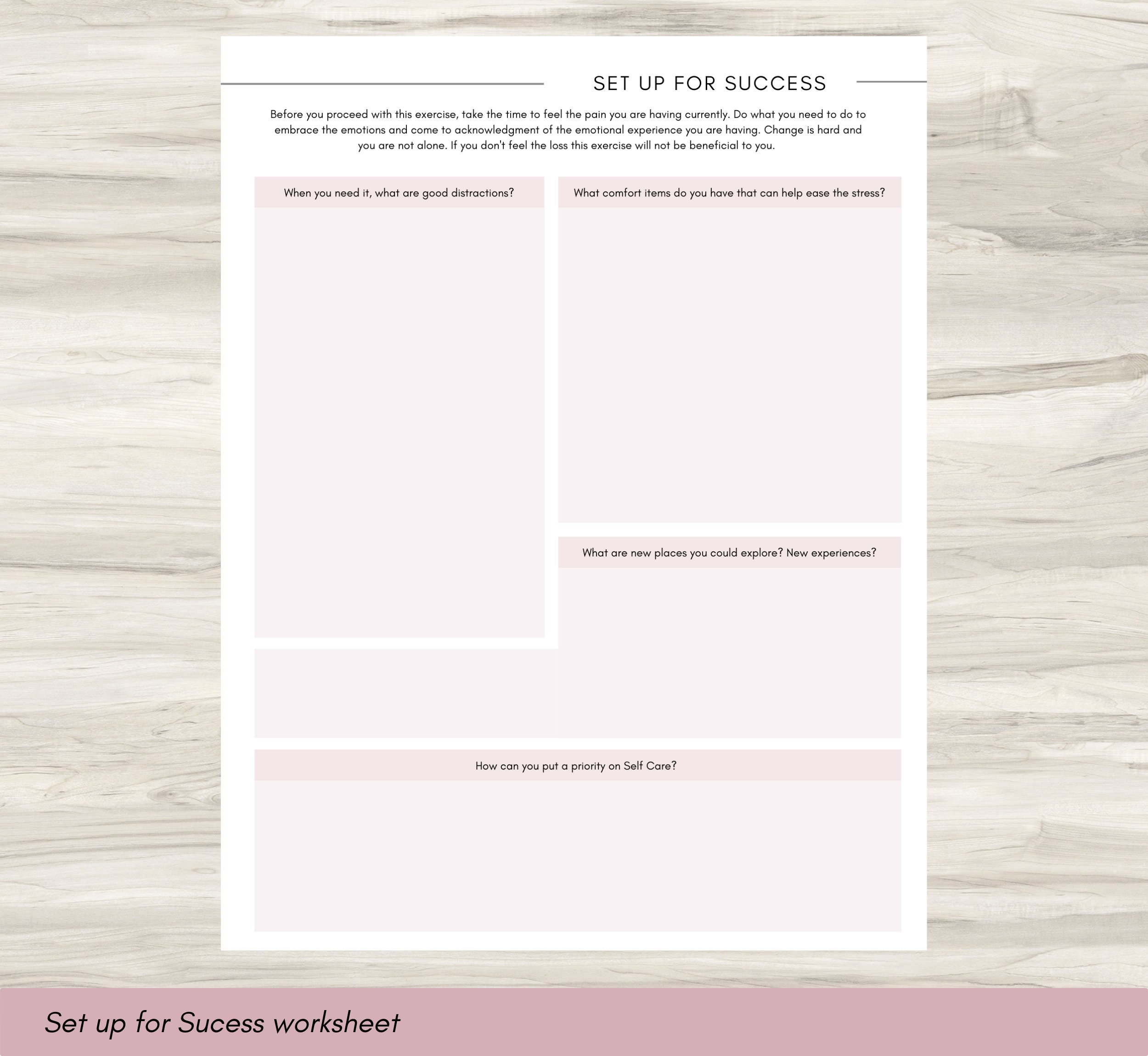 Homesickness Processing Journal Pages Daily self care Mental | Etsy