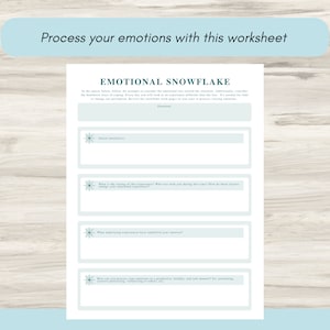 Emotional Snowflake, Emotion Processing, Process a Traumatic Experience ...