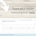 Printable Water Tracker. Recording Hydration, Hydration Tracker ...