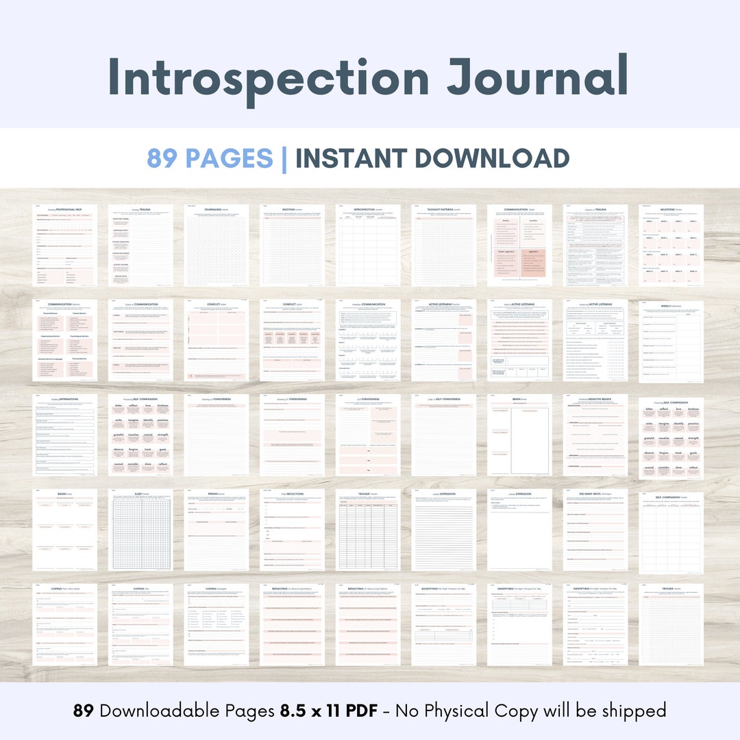 Introspection Journal, Identifying Needs, Trauma, Communication Skills ...