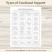 Types of Emotional Support, Sit With Emotions, Grief Support, CBT ...