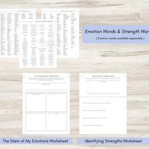 Anxiety Journal 2, Therapy Journal Worksheets, Digital Mental Health ...