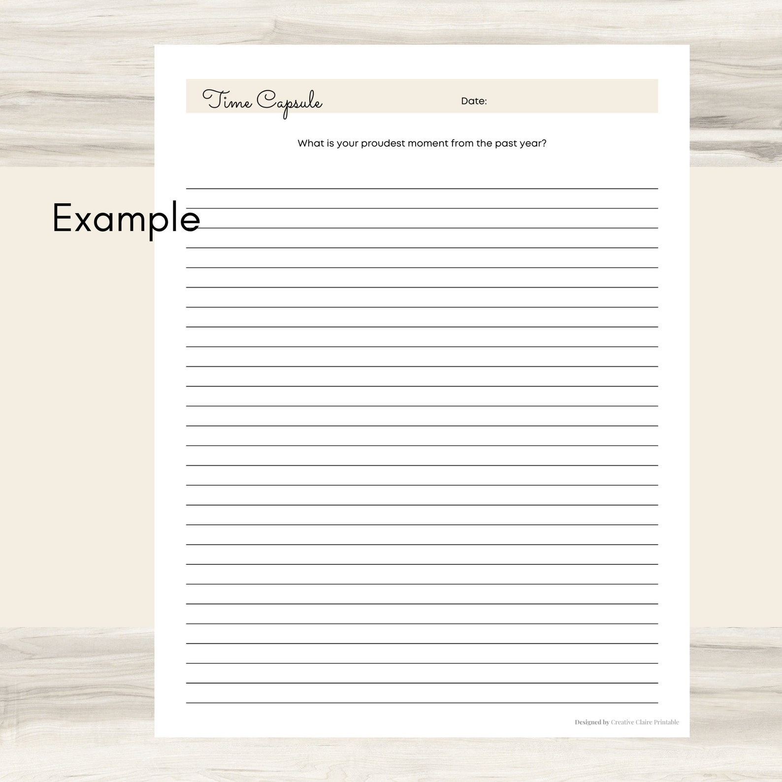 Time Capsule Journal Prompts: Self-reflection & Gratitude | Mental ...