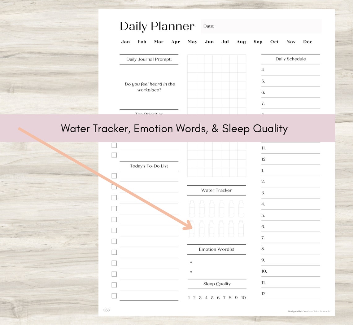 Daily Journal Prompts 2023 Planner With Prompts 365 Journal - Etsy