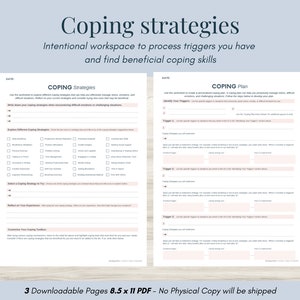 Coping Strategies Bundle, Identify Coping Strategies That Work for You ...