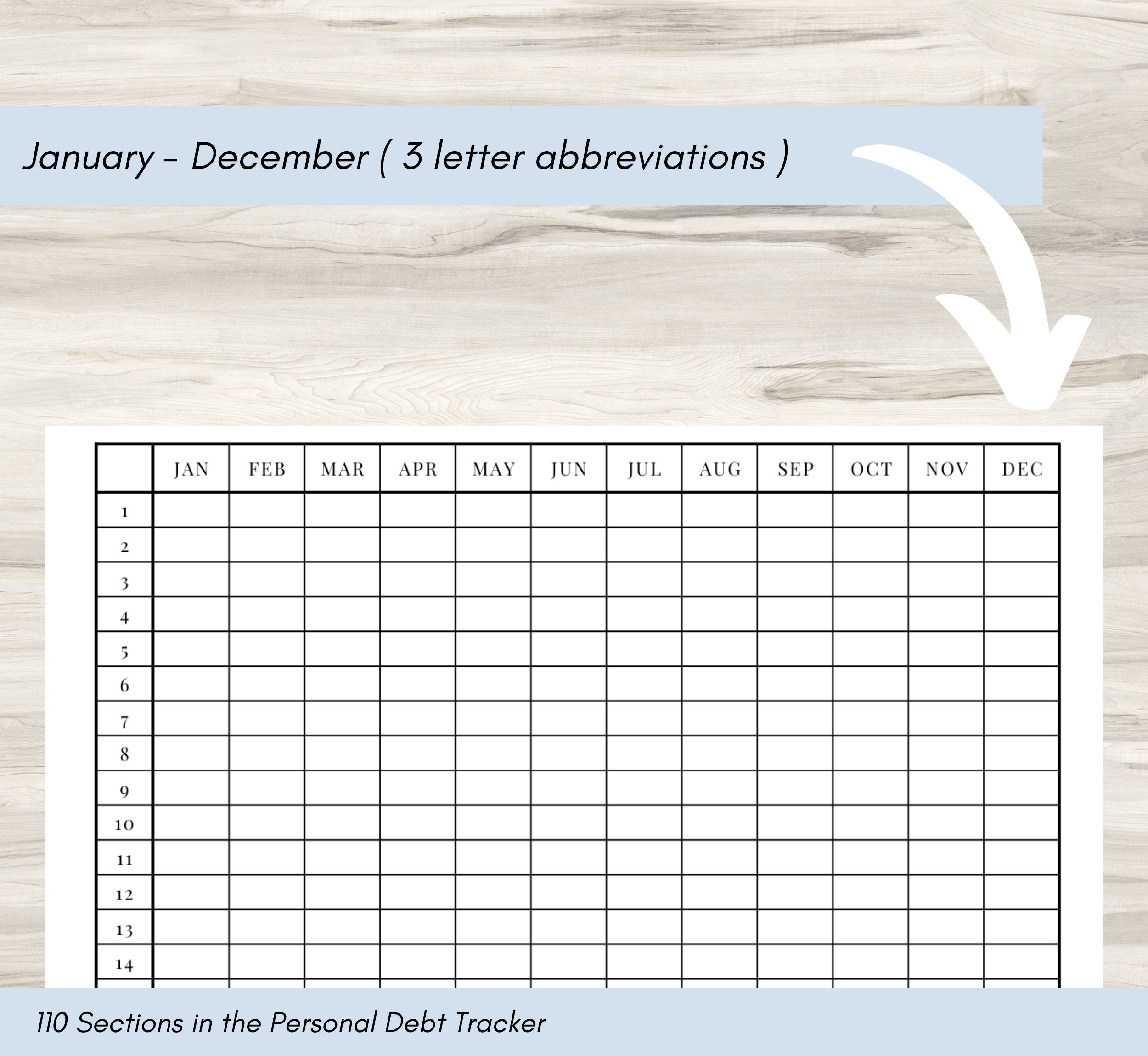 Yearly Mood Tracker Monthly Mood Tracker Mood Planner - Etsy