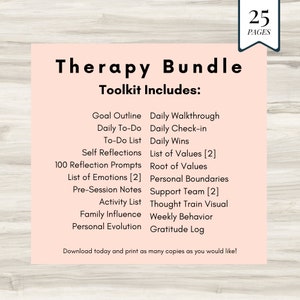 Holistic Therapy Journal - Goal Setting, Reflections, Emotions, Values ...