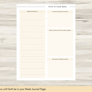 Faith Processing Journal Pages for Daily Self Care, Mental Health ...