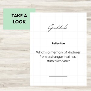 Gratitude Journal Prompts: Daily Reflection Cards (digital Download) - Etsy