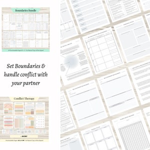 Love, Boundaries & Getting Married Mental Health Bundle, Relationship ...