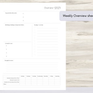 2023 Weekly Dated Calendar, 2023 Planner, 2023 Digital Calendar, 2023 ...