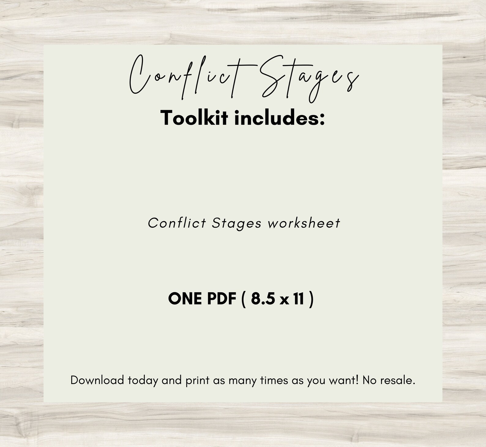 Stages of Conflict, Conflict Resolution Worksheet, Argument Processing ...