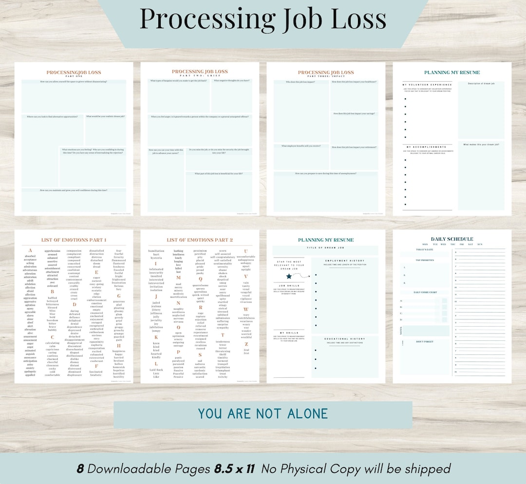 Job Loss Processing, Navigating Through Being Let Go, Mental Health ...