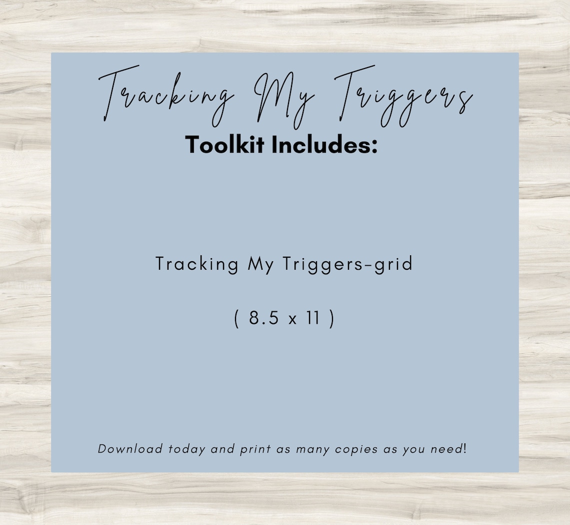 Trigger Tracker Trigger Processing Digital Thought | Etsy