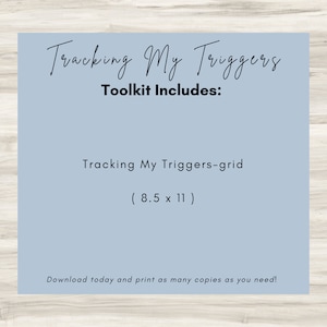 Trigger Tracker, Trigger Processing Digital, Thought Processing, Daily ...