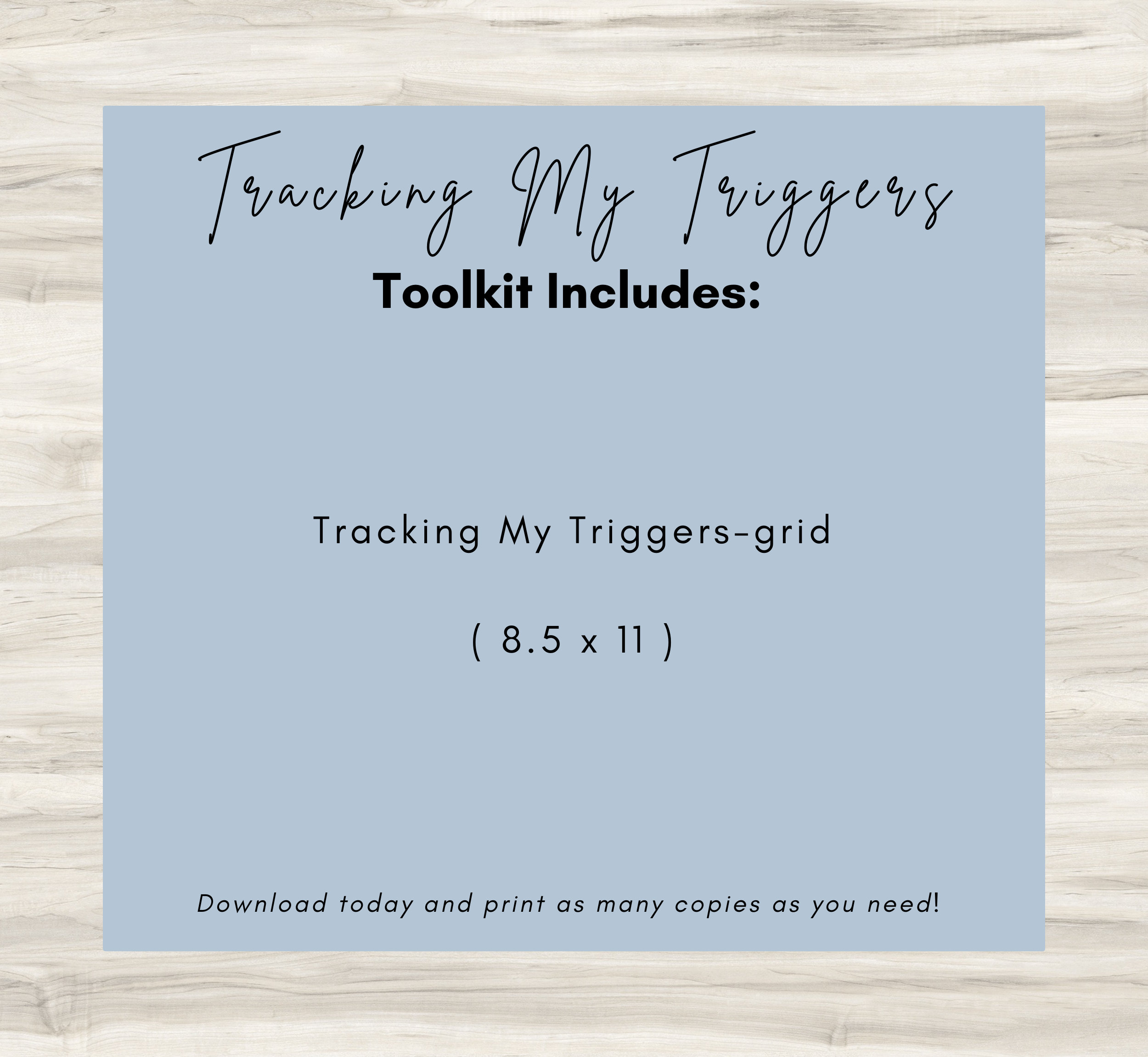 Trigger Tracker Worksheet: Mental Health, Self-care (PDF) - Etsy