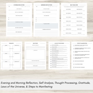 Manifestation Journal: Holistic Wellness, Dream Guide (PDF), Personal ...