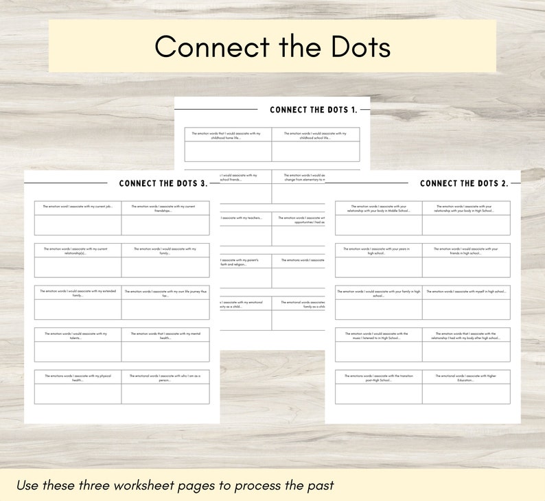 Therapy Journal Worksheets 2 Digital Mental Health Pages - Etsy
