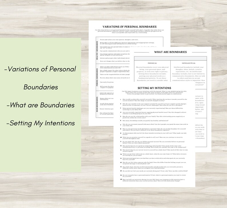 CBT Journal Cognitive Behavioral Therapy Mental Health - Etsy