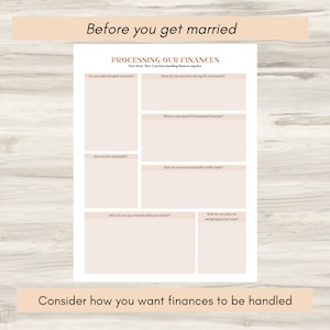 Pre Marital Financial Processing, A Financial Conversation With Your ...