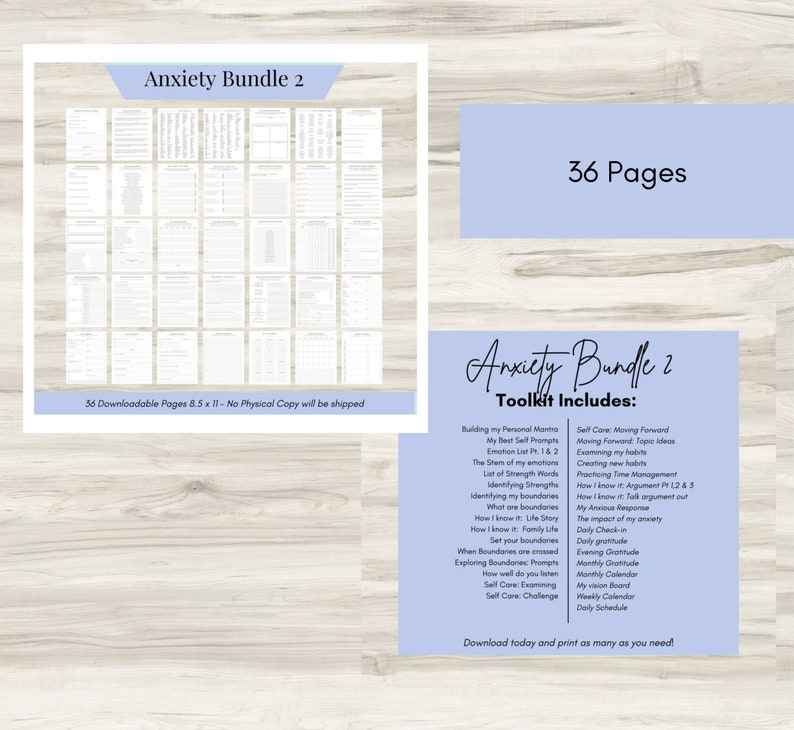 Mental Health Bundle Therapy Journals Mental Health - Etsy