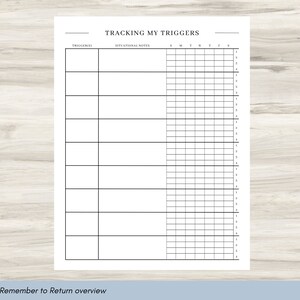 Trigger Tracker, Trigger Processing Digital, Thought Processing, Daily ...