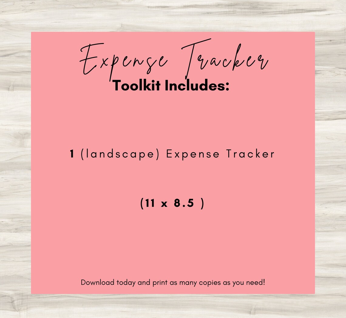 Expense Tracker Bill Tracker Utility Payments Debt - Etsy