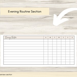 My Daily Routine Sheet Daily Routine Planner Self Care | Etsy