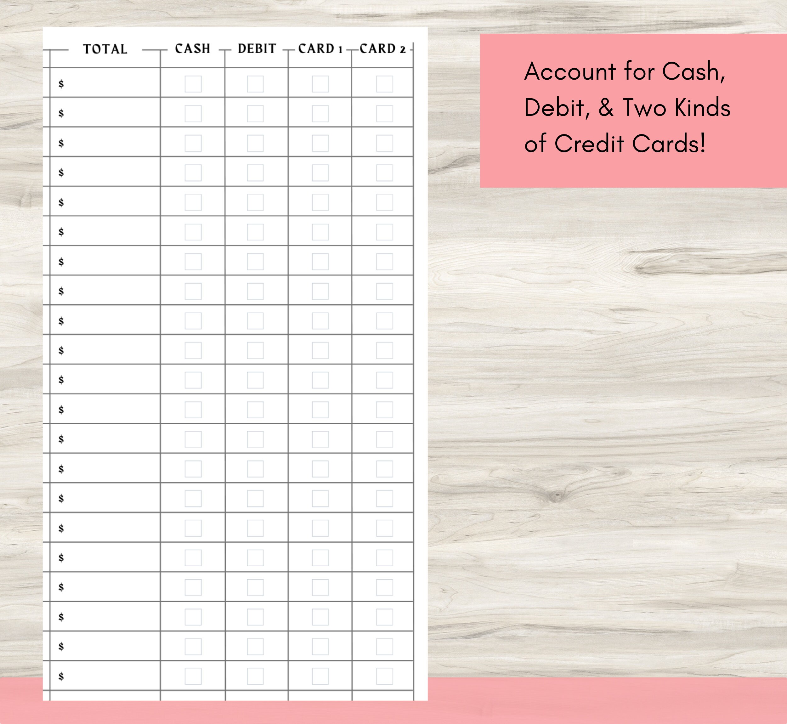 Expense Tracker Bill Tracker Utility Payments Debt - Etsy