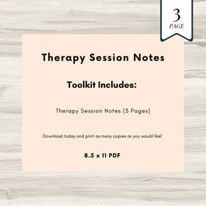 Therapy Note Sheets, Therapy Worksheet, Therapy Note Template, Therapy ...