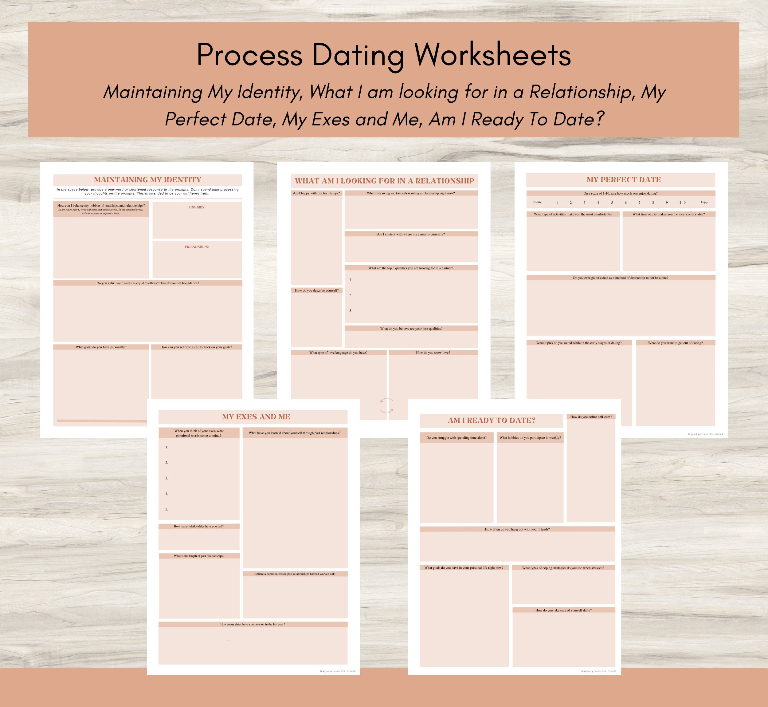 Dating Journal: Conversation Prompts, Relationship Therapy | Couples ...