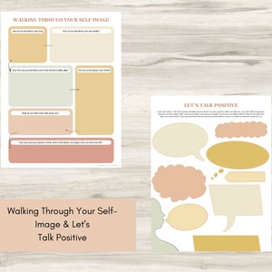 Self Esteem Journal, Self Image, Therapy Worksheets, Therapy Resources ...