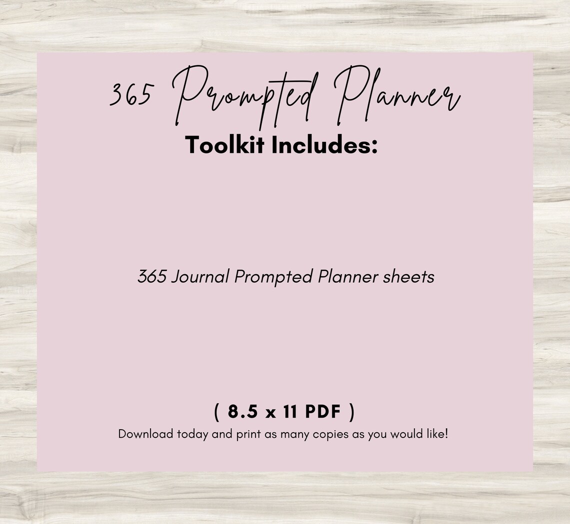 Daily Journal Prompts 2023 Planner With Prompts 365 Journal - Etsy