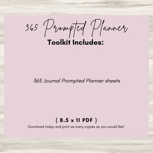 Daily Journal Prompts 2023 Planner With Prompts 365 Journal - Etsy