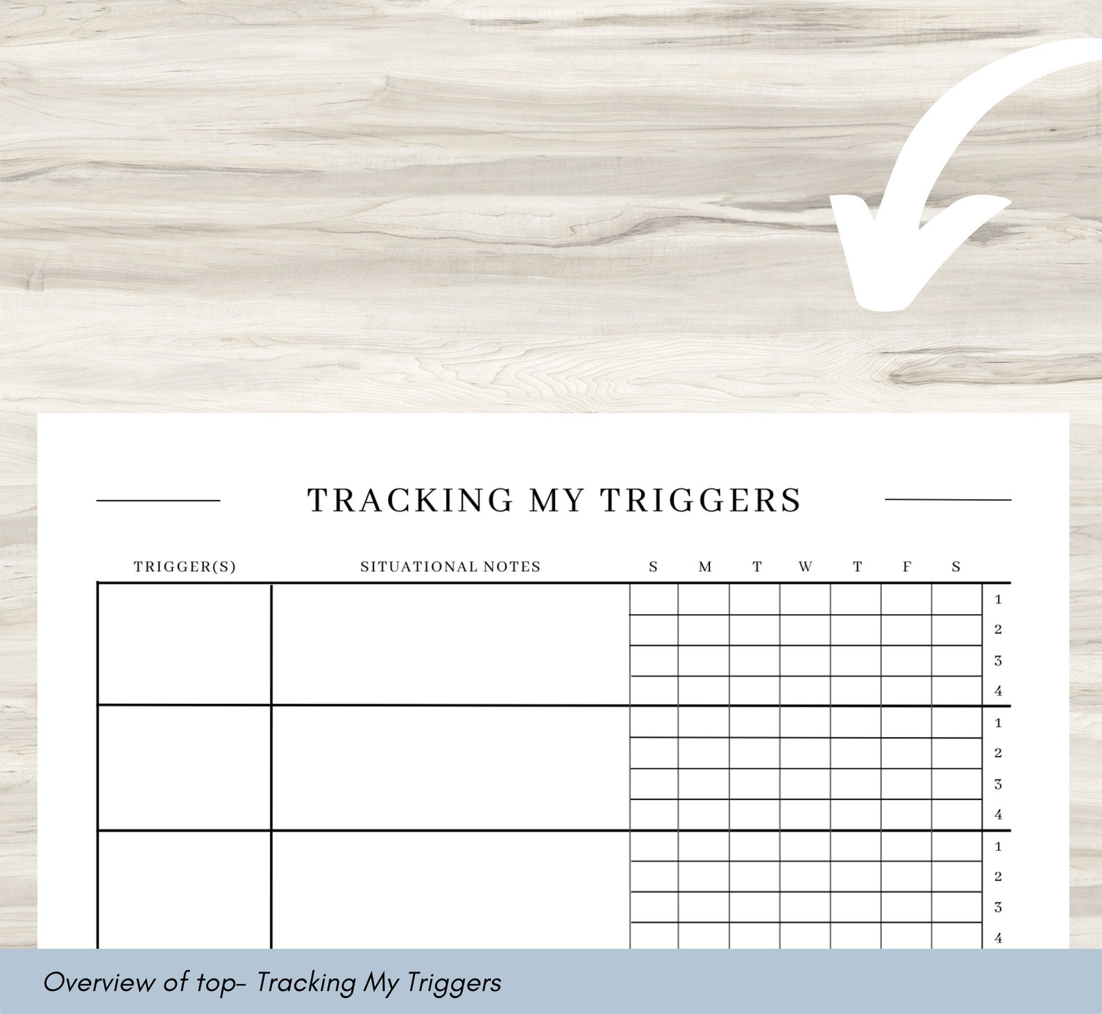 Trigger Tracker Trigger Processing Digital Thought | Etsy
