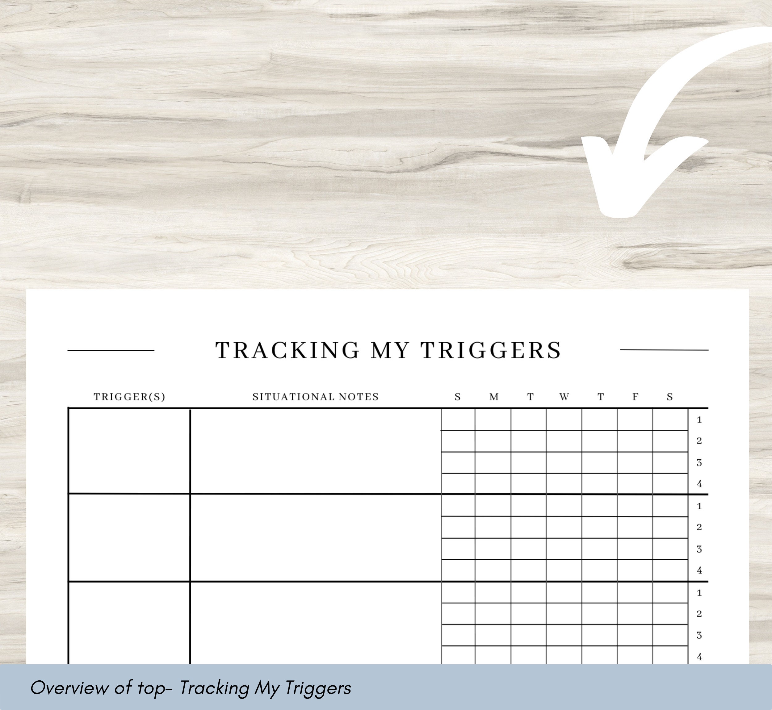 Trigger Tracker Trigger Processing Digital Thought | Etsy
