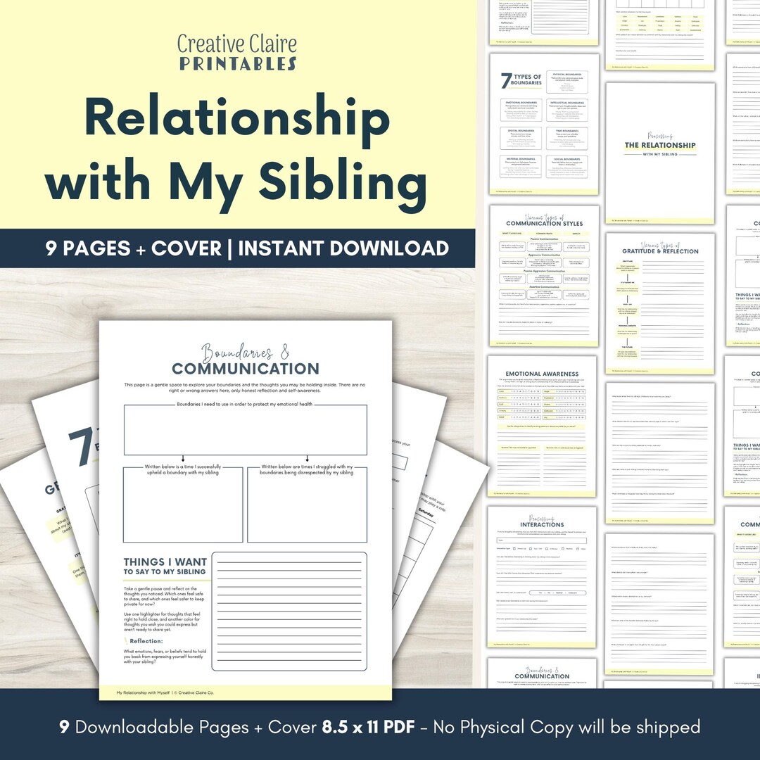 Sibling Relationship | Processing Your Relationship With Sibling ...