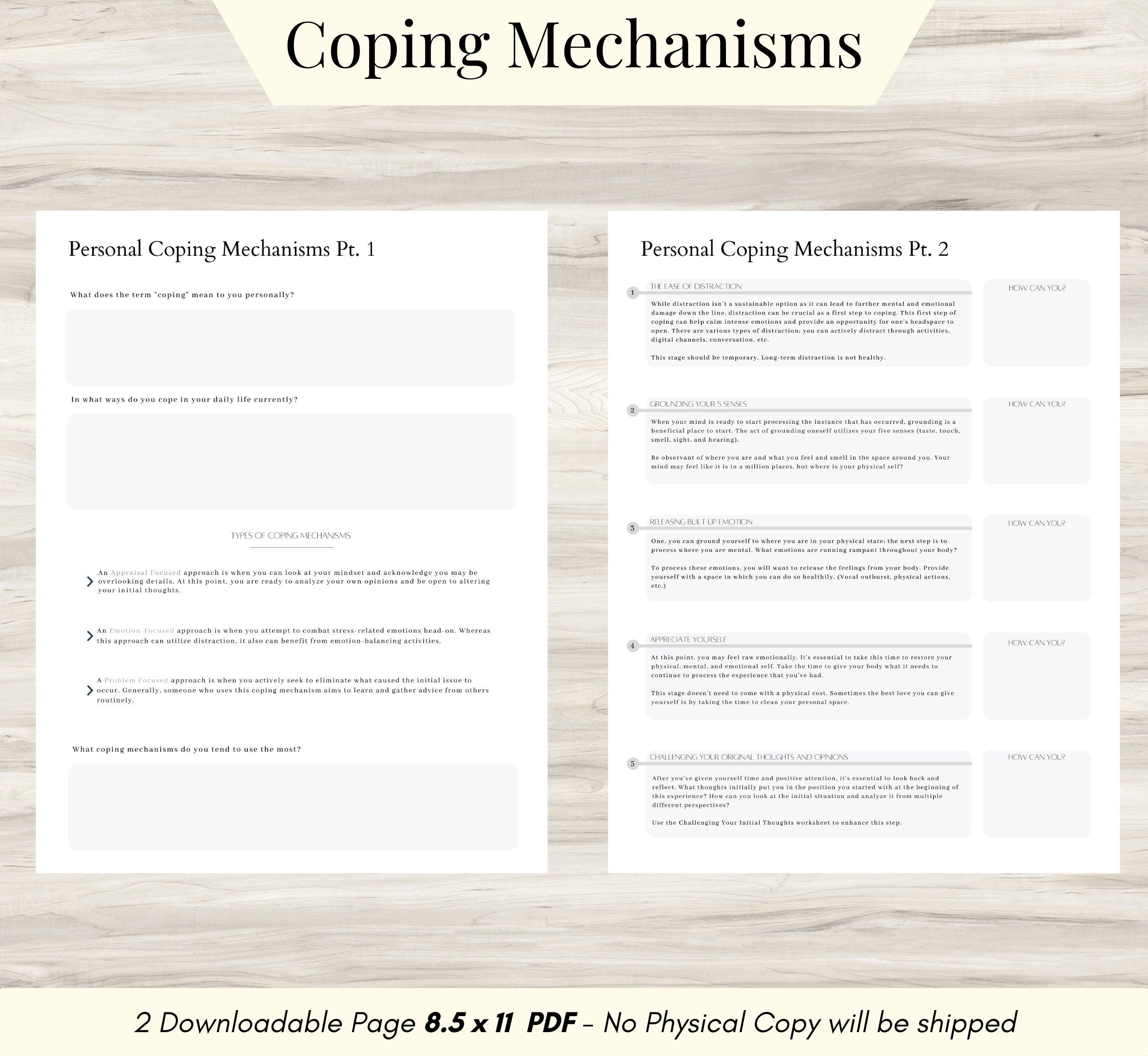 Coping Mechanisms Coping Skills Coping Skills for Kids - Etsy