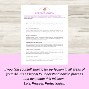 Processing Perfectionism, Embrace Imperfection, Self Reflection ...