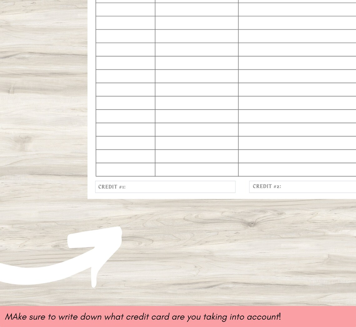 Expense Tracker Bill Tracker Utility Payments Debt - Etsy