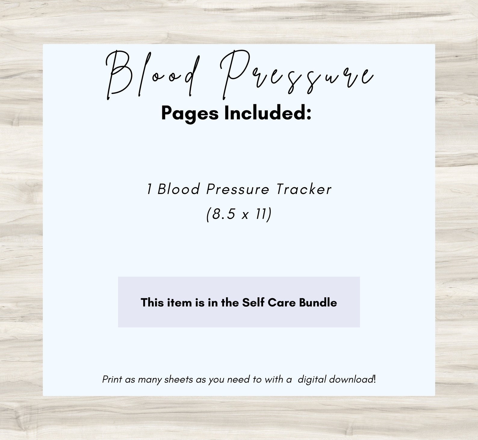 Blood Pressure Tracker Sheet, Hypertension Tracker, Medical Tracker ...