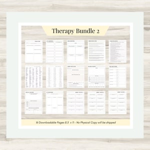 Mental Health Worksheet Bundle, Acceptance Therapy, Anxiety, Triggers ...